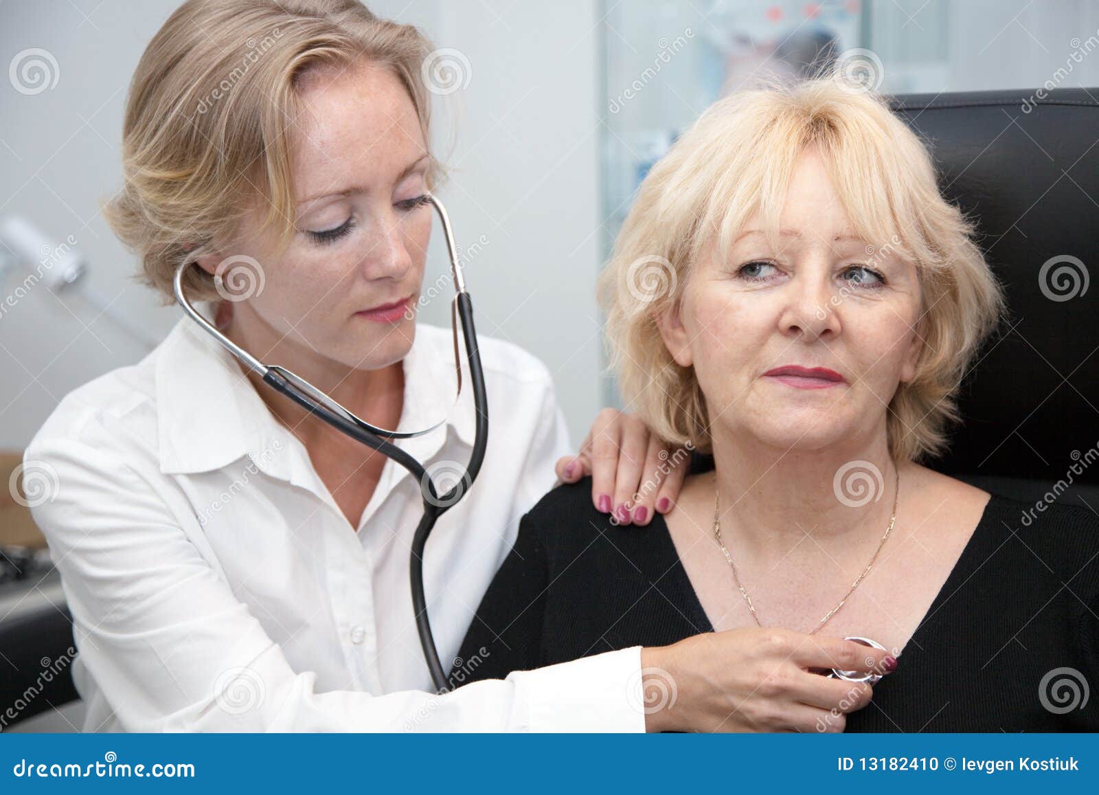 Doctor, examining patient stock photo. Image of examination - 13182410