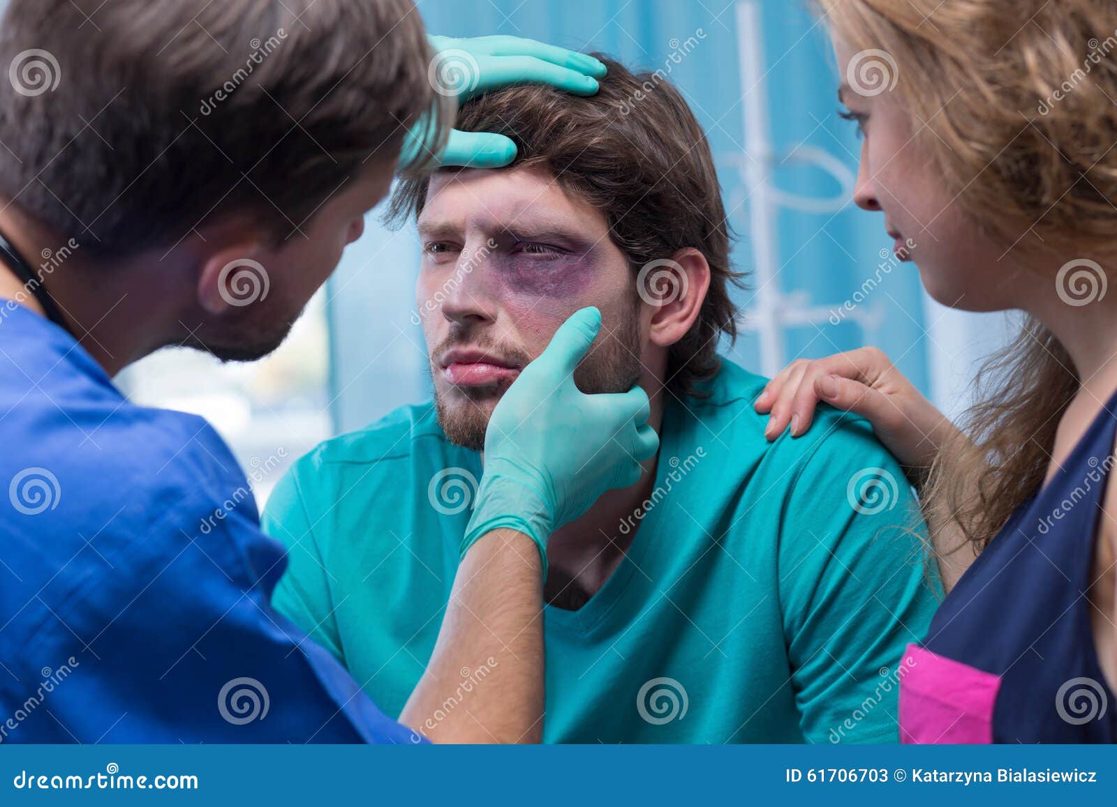 Doctor examining patient stock image. Image of care, professional ...