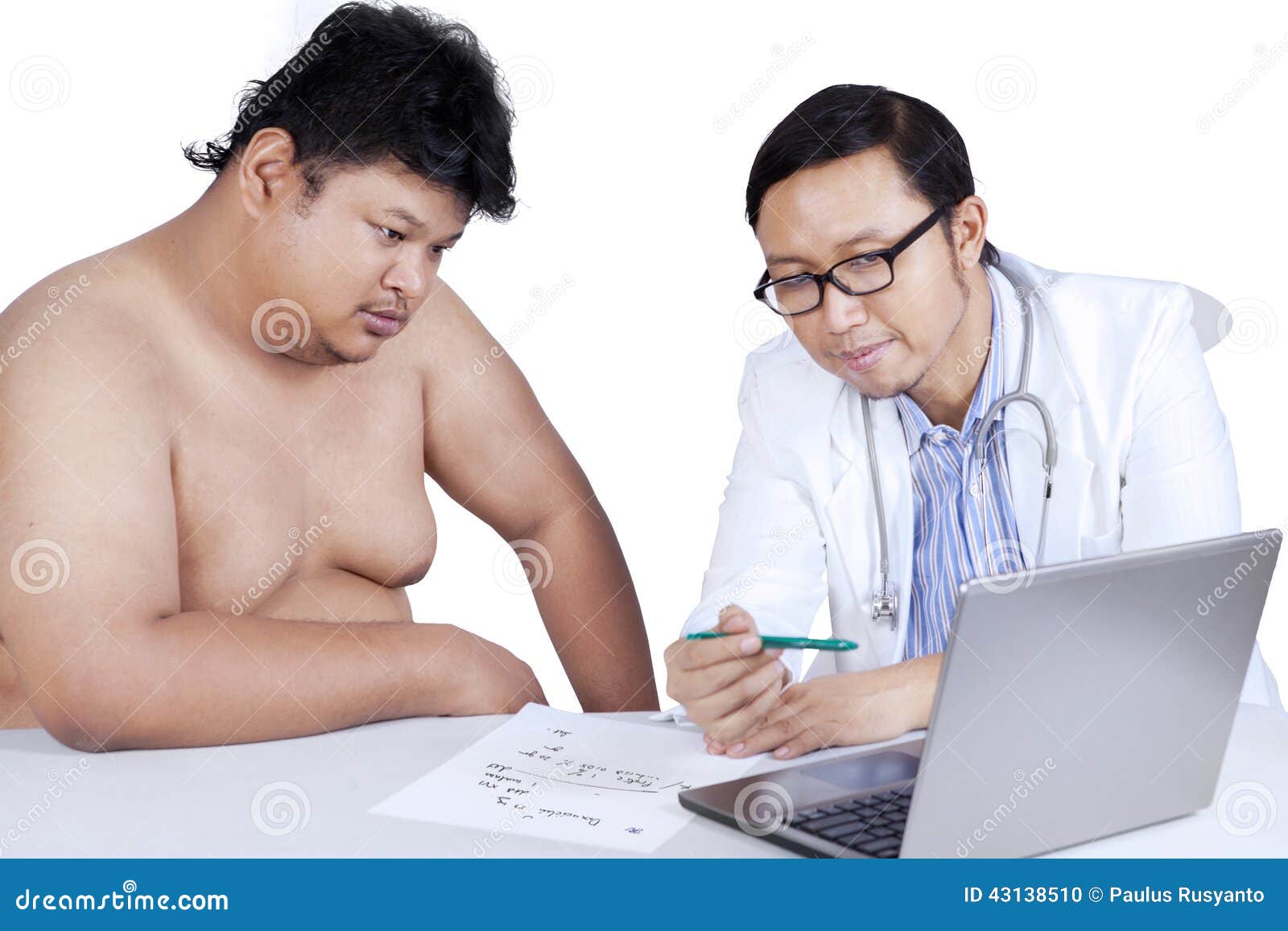 Doctor Explaining the Checkup Result 1 Stock Photo - Image of diet ...