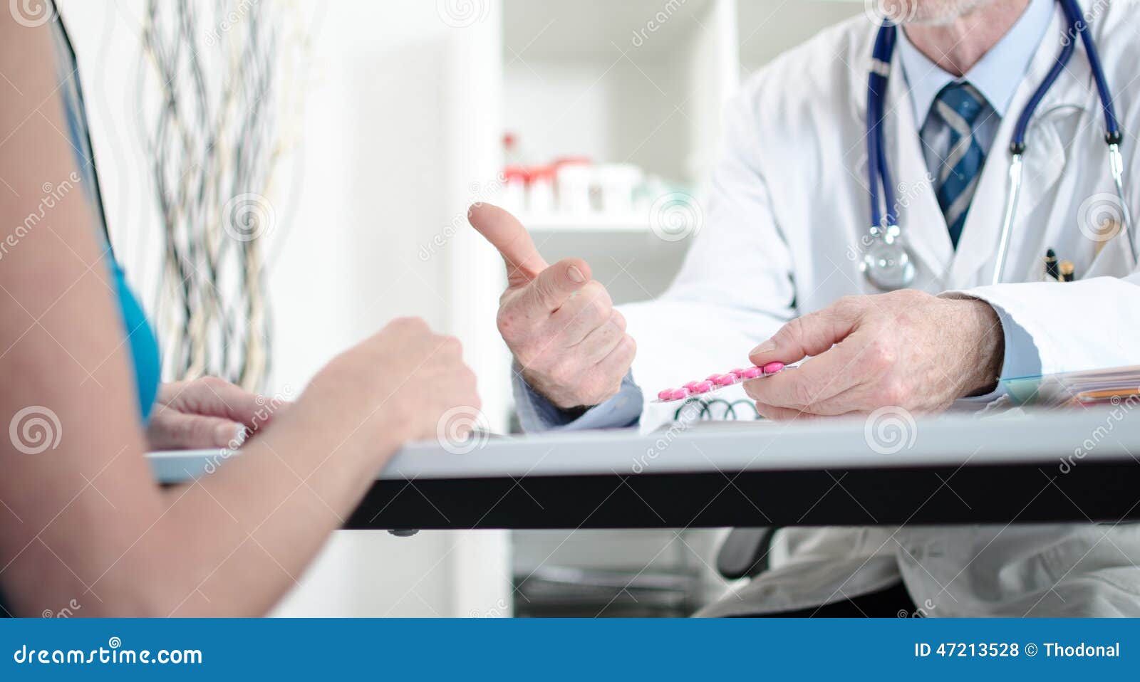 Doctor Explaining a Prescription To His Patient Stock Photo - Image of ...