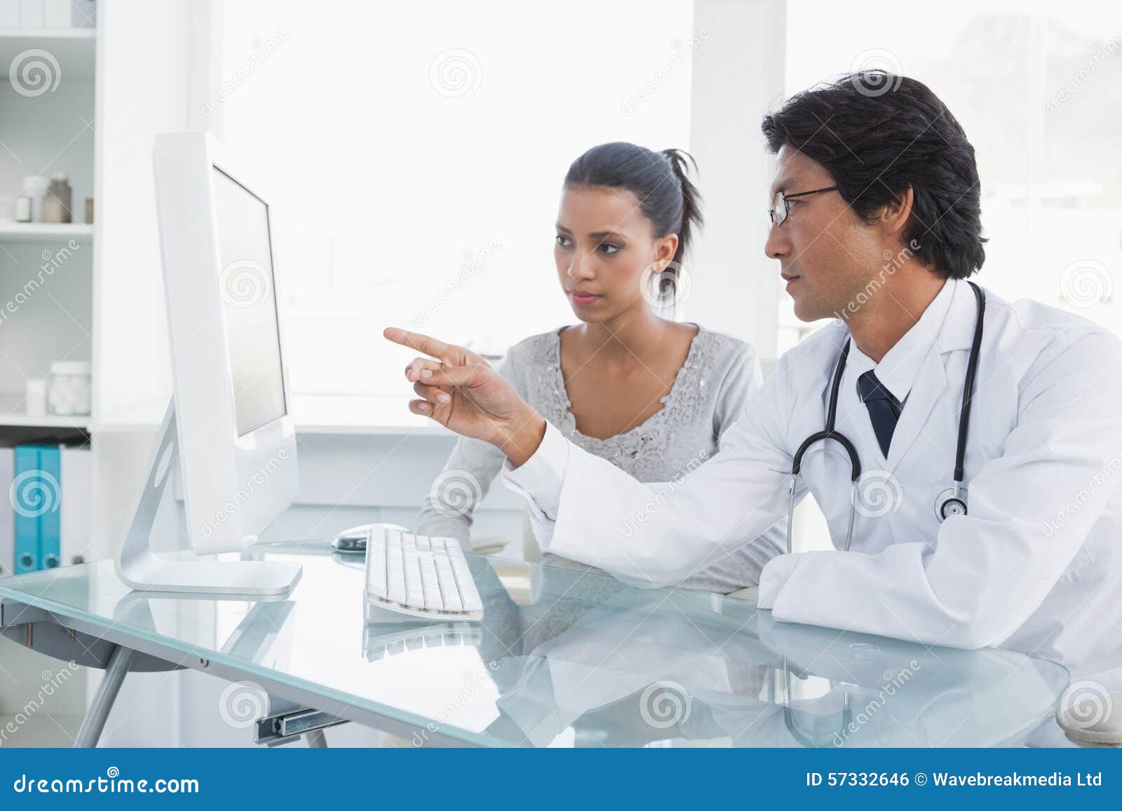 Doctor Explaining Results To His Patient Stock Photo - Image of ...