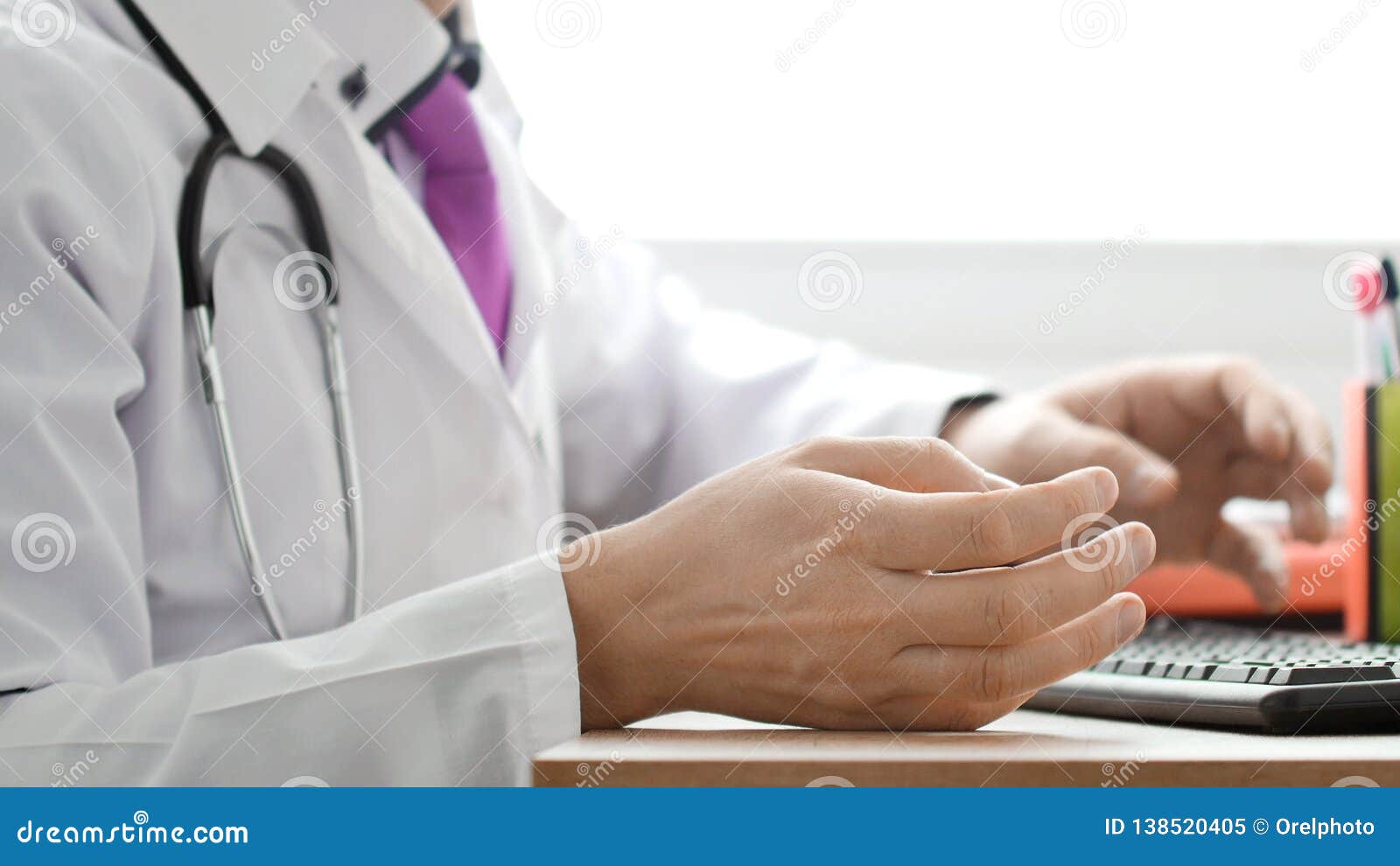 A Doctor Explaining Something by Making Hands Gestures Stock Image ...