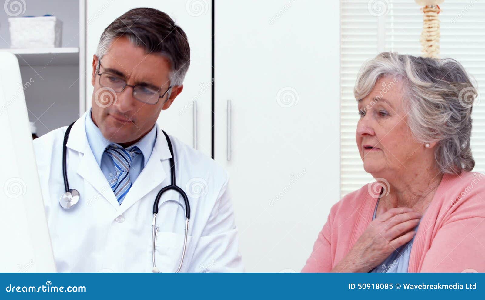 Doctor Explaining Something To His Patient Stock Video - Video of ...