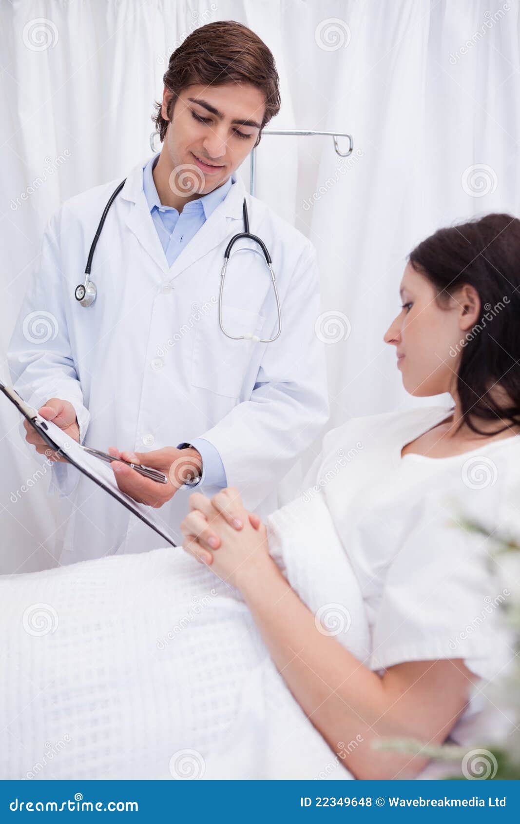 Doctor Explaining Surgery To His Patient Stock Photo - Image of ...