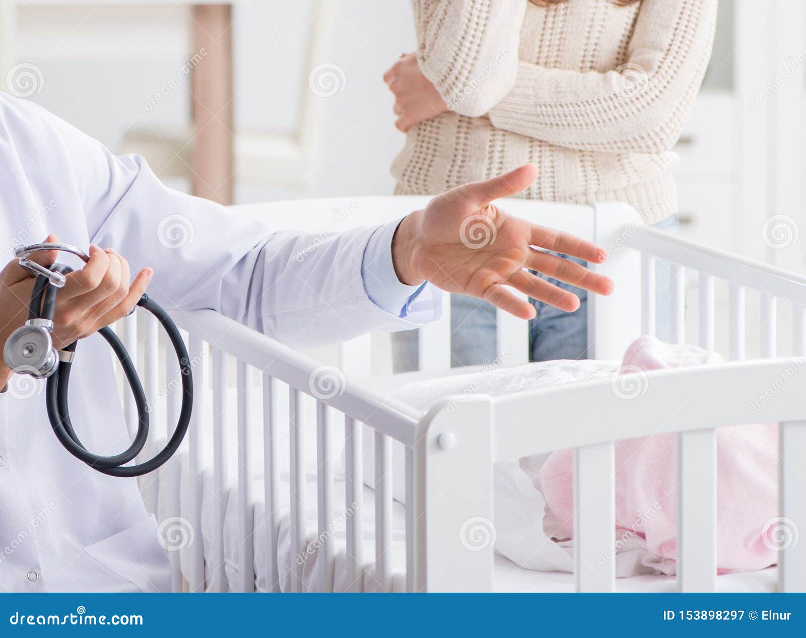 Doctor Explaining To Young Mother Stock Image - Image of daughter ...