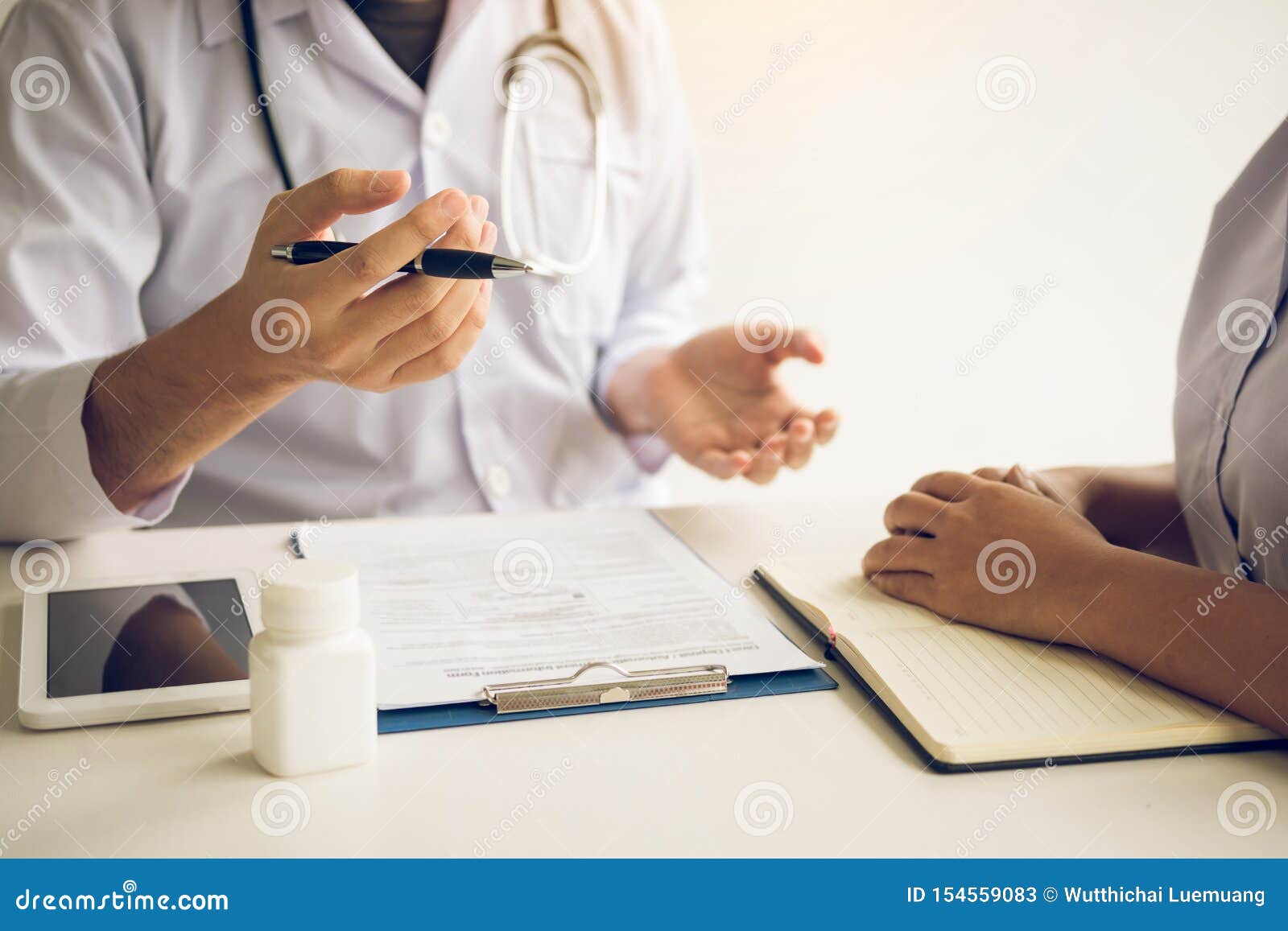 Doctor is Explaining the Treatment about the Possible Treatment of ...