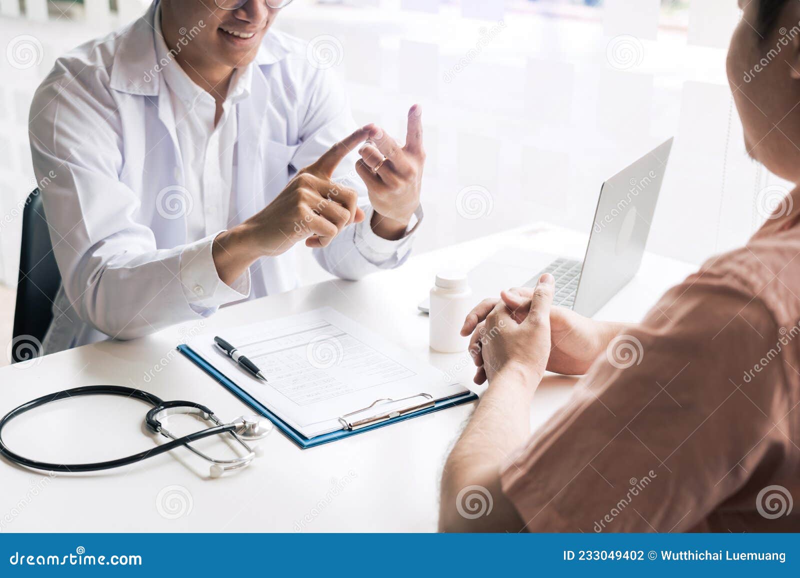 Doctor is Explaining the Treatment about the Possible Treatment of ...