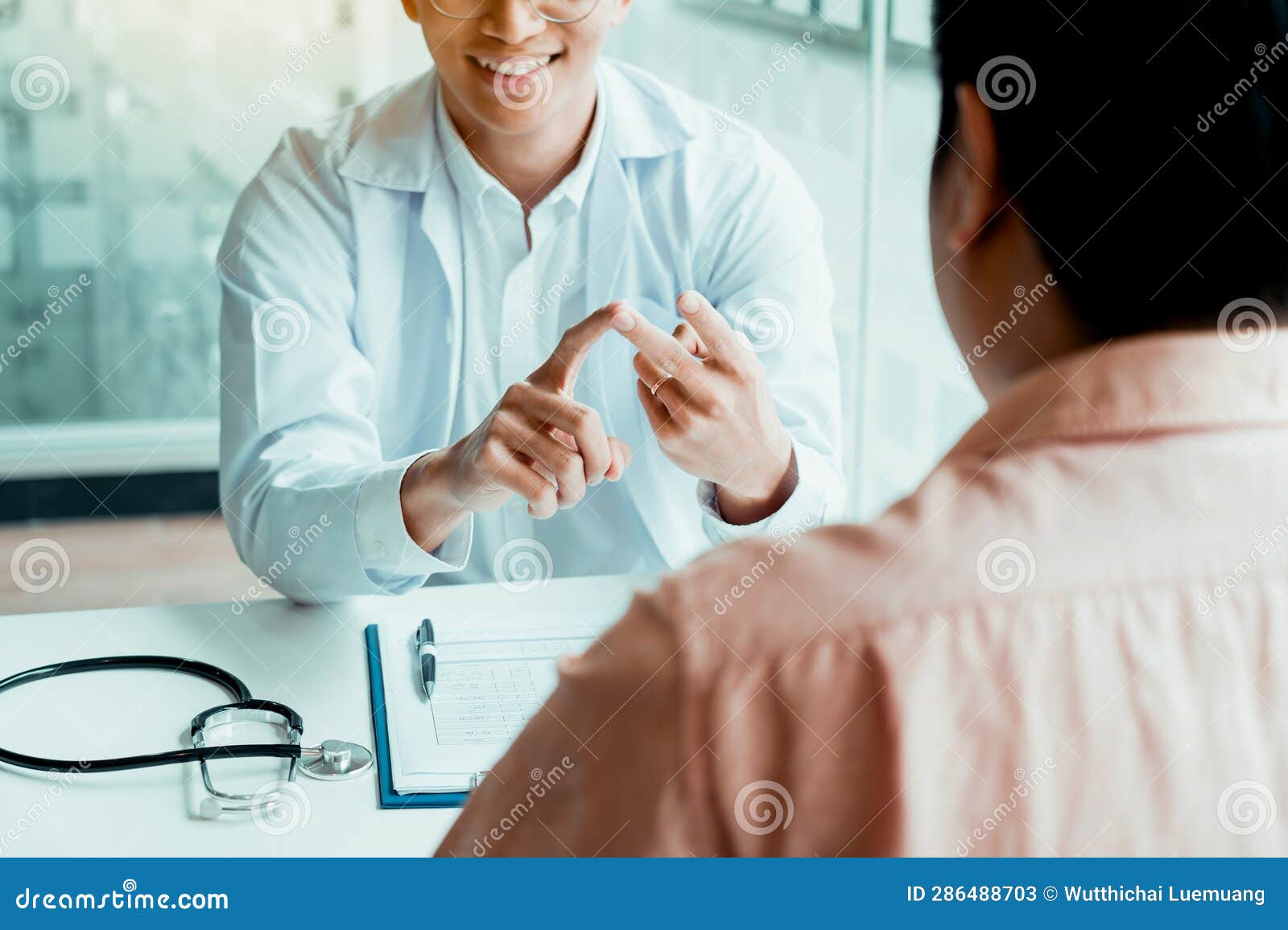 Doctor is Explaining the Treatment about the Possible Treatment of ...