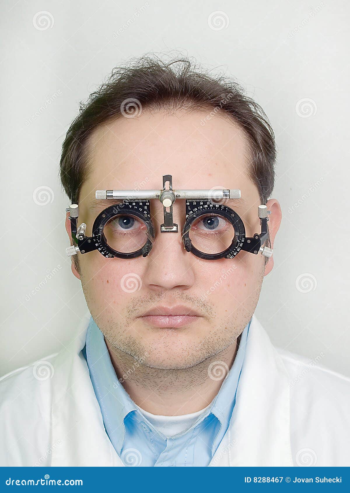 Doctor with eyeglass stock image. Image of beautiful, class - 8288467