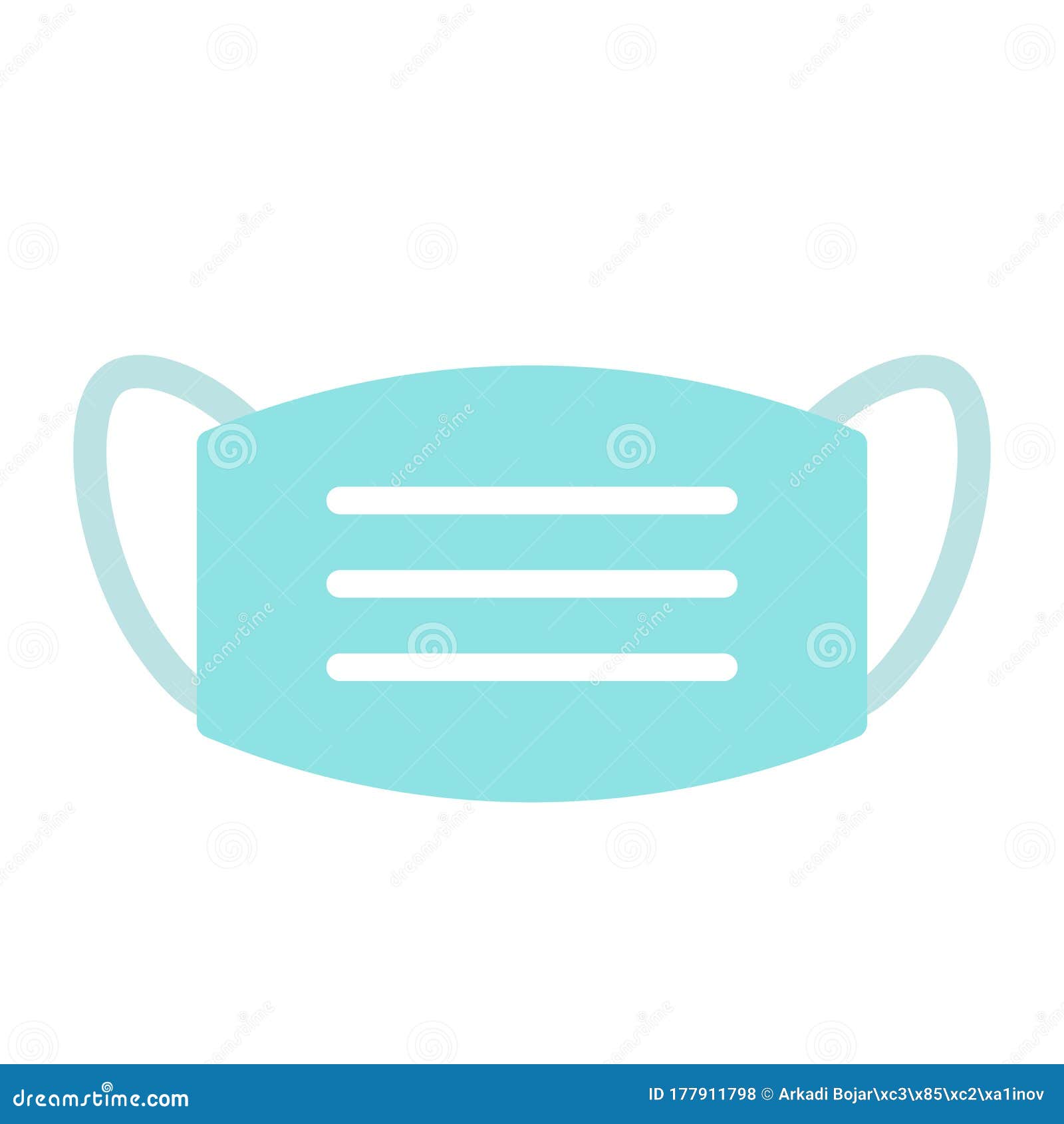 Doctor Face Mask Vector Icon Stock Vector - Illustration of hospital ...