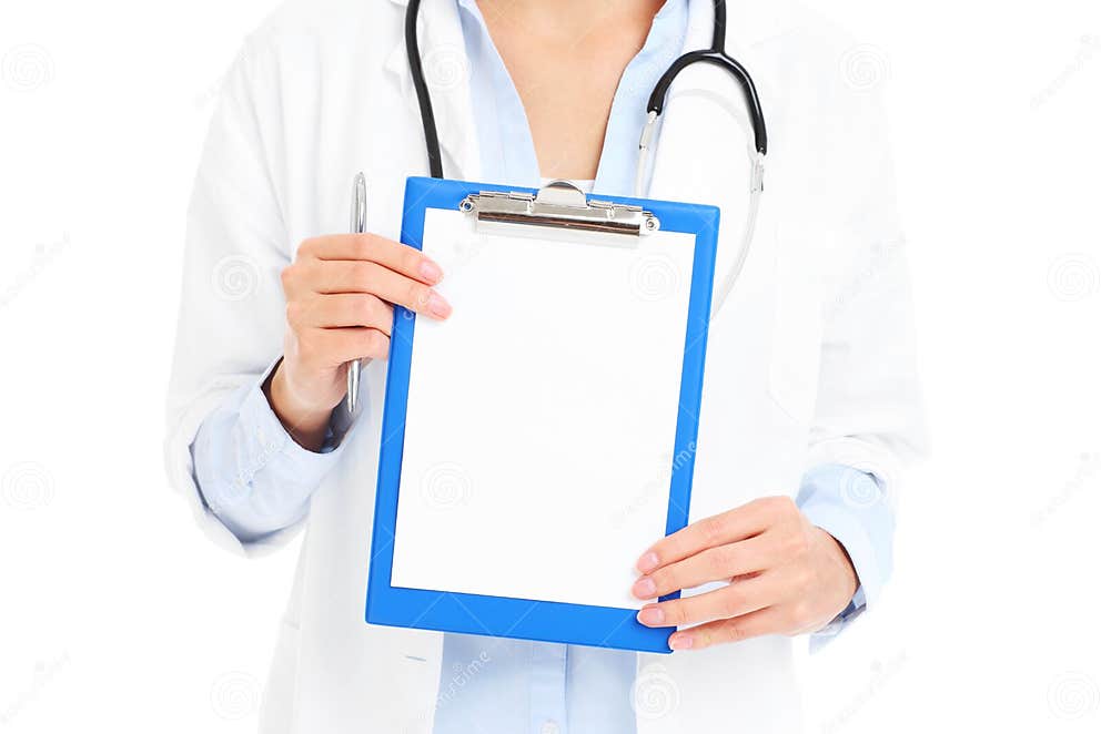 Doctor with files stock photo. Image of hospital, files - 41421688