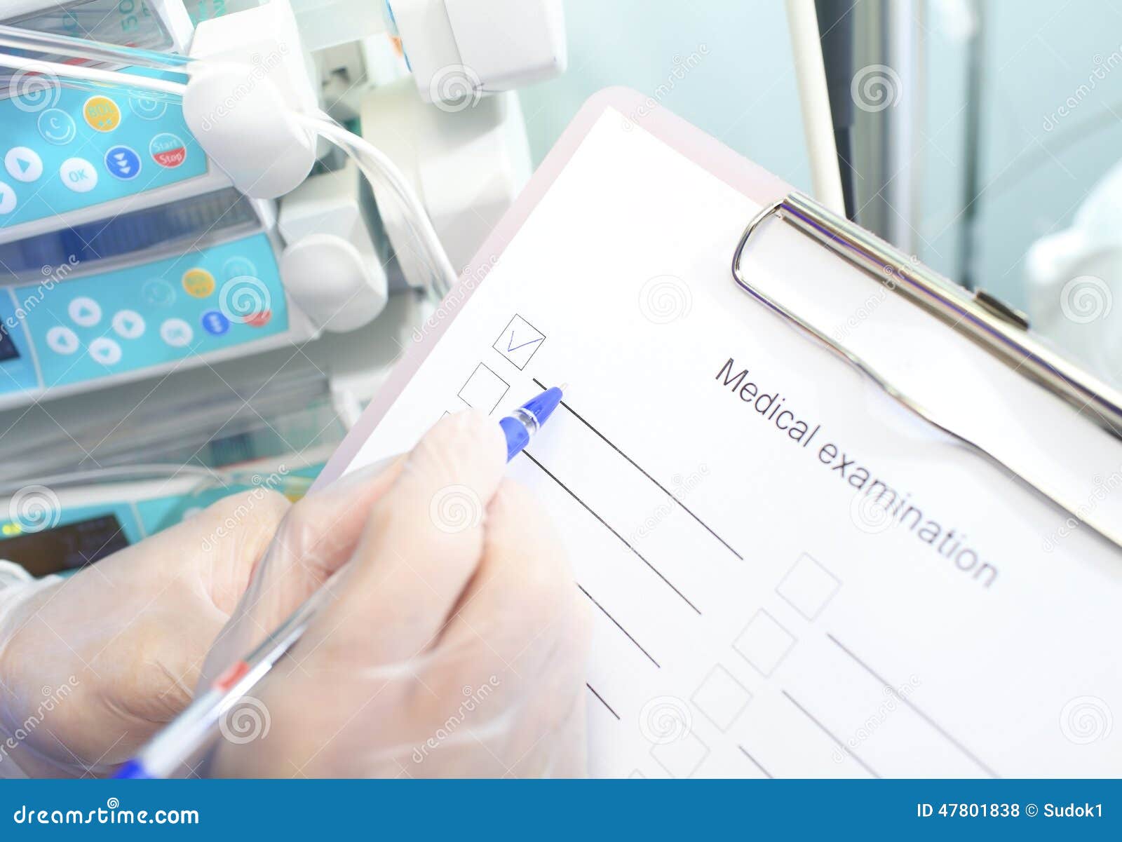 Doctor Fills the Medical Documentation Stock Photo - Image of clinic ...