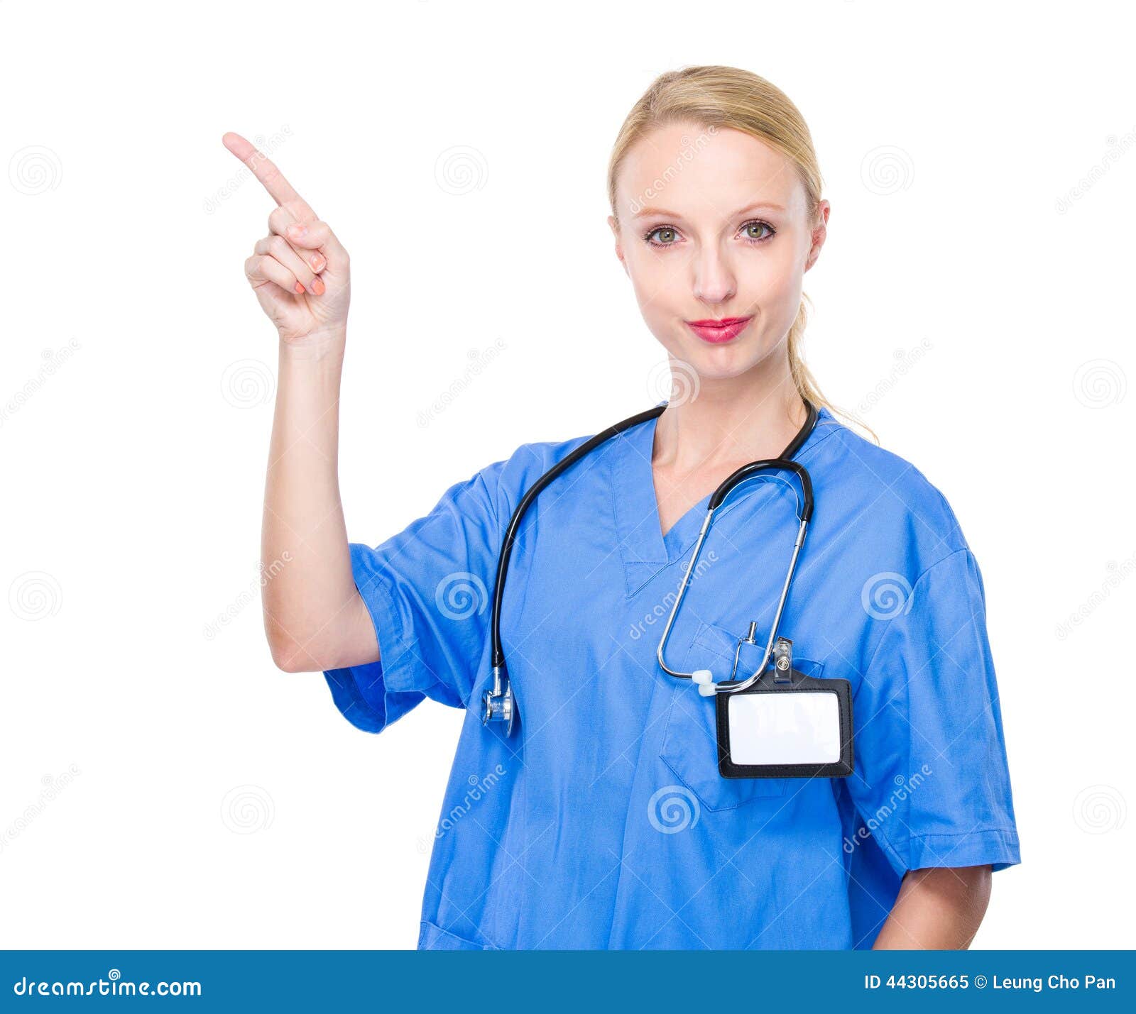Doctor with Finger Point Up Stock Image - Image of point, professional ...