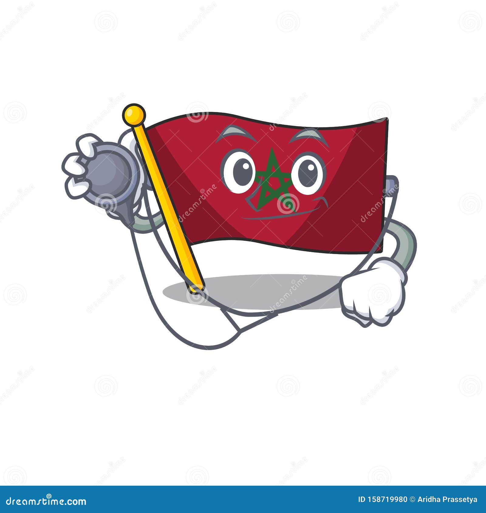 Set Of Maroco Cartoon Icon Design Template With Various Models. Vector ...