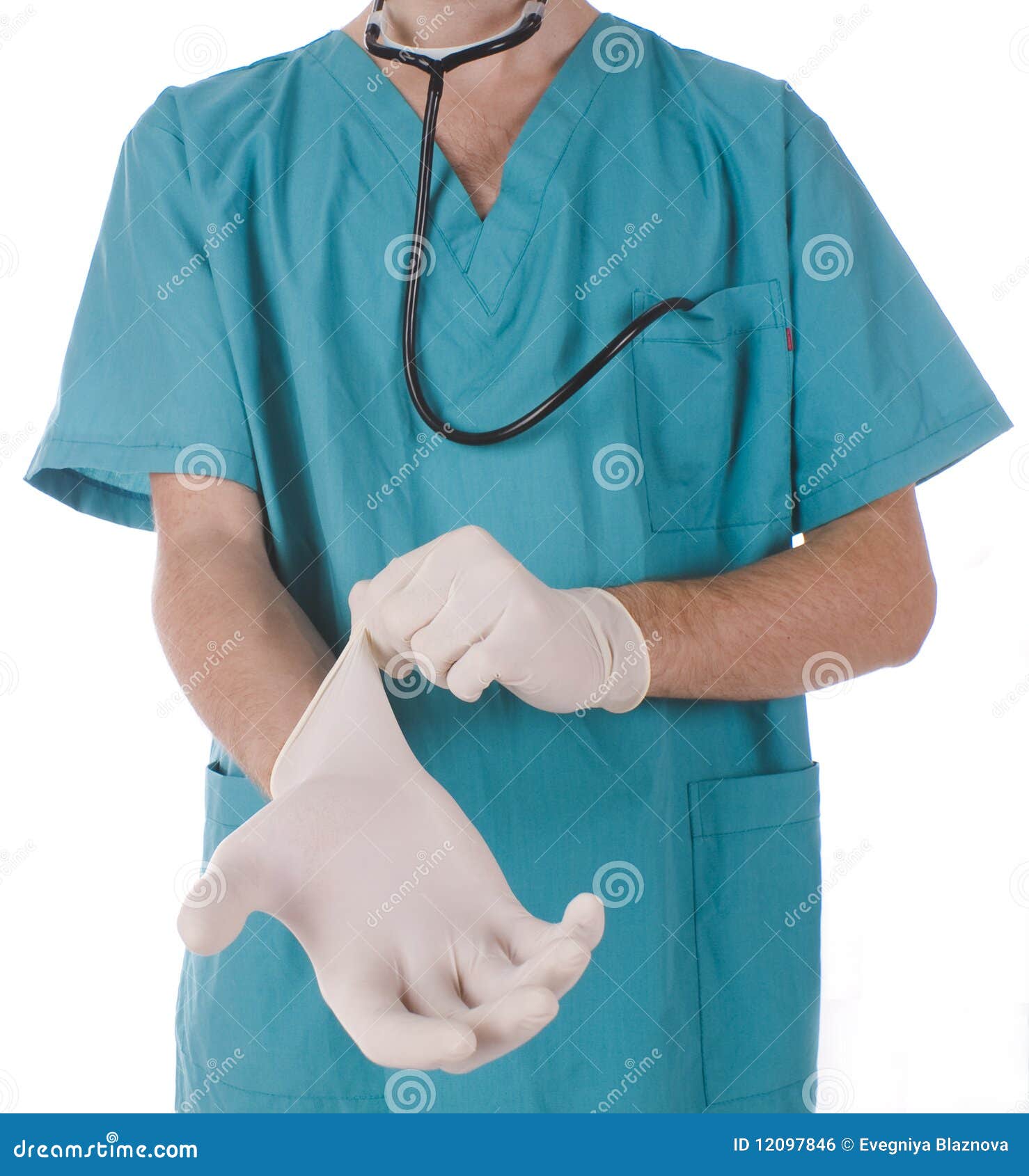 Doctor gloves stock photo. Image of clinic, health, exam - 12097846
