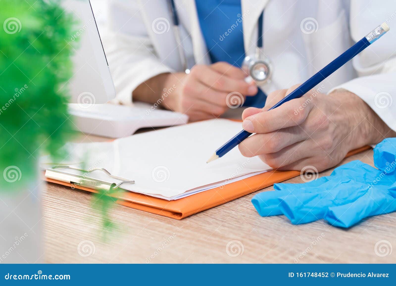 Doctor Hand Closeup Writing Stock Photo - Image of nurse, female: 161748452