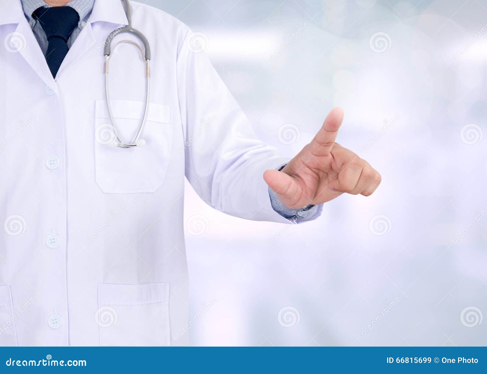 Doctor Hand Pointing on Empty Space Stock Image - Image of future ...