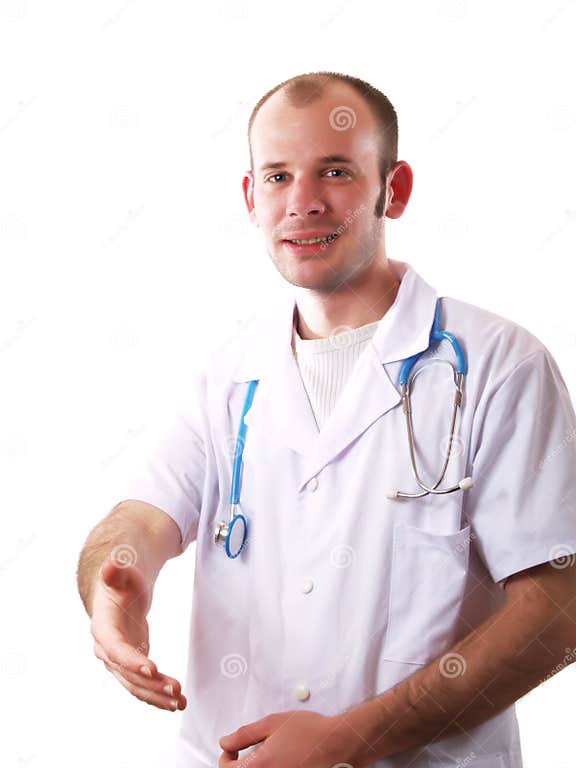 Doctor handshake stock photo. Image of male, healthy, clinical - 4277022