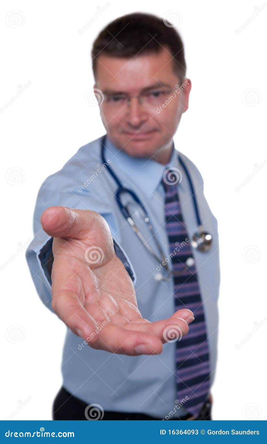 Doctor Handshake Isolated on White Stock Image - Image of health ...