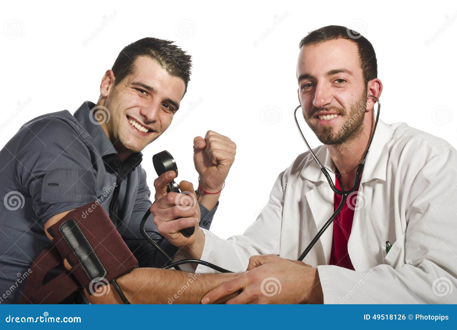 The doctor is happy stock photo. Image of condition, cheerful - 49518126