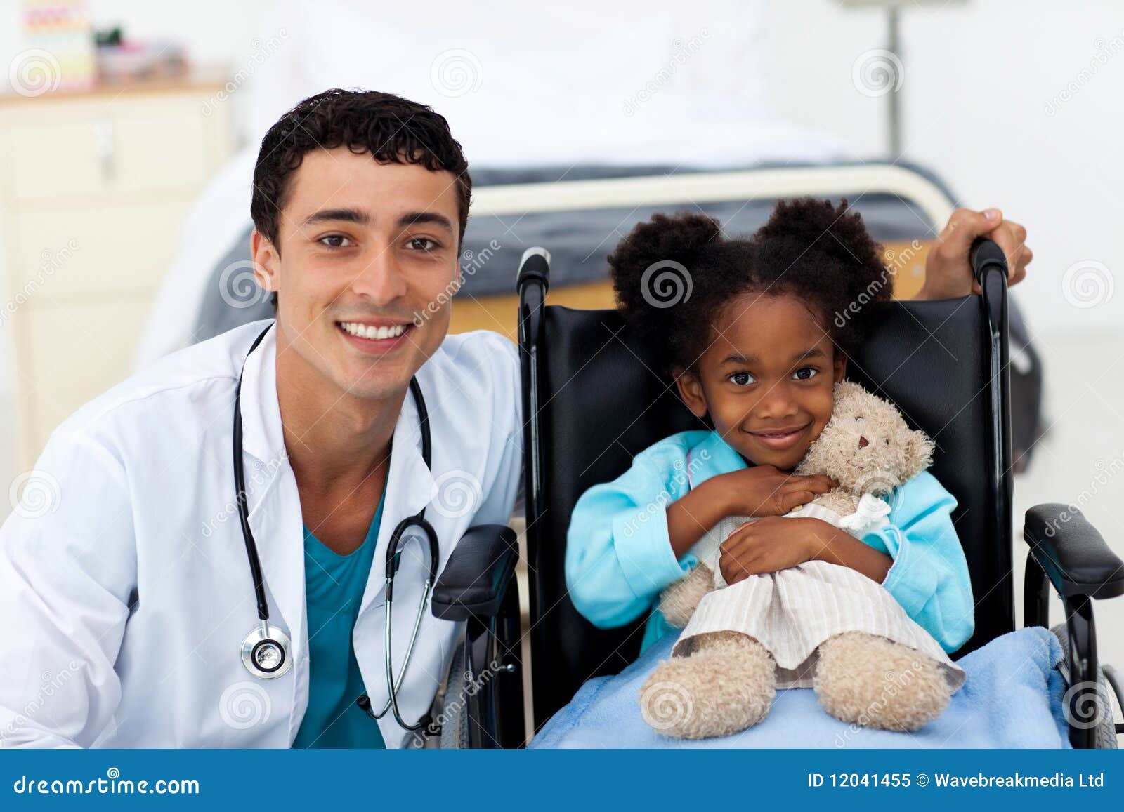Doctor Helping a Sick Child Stock Image - Image of ethnic, close: 12041455