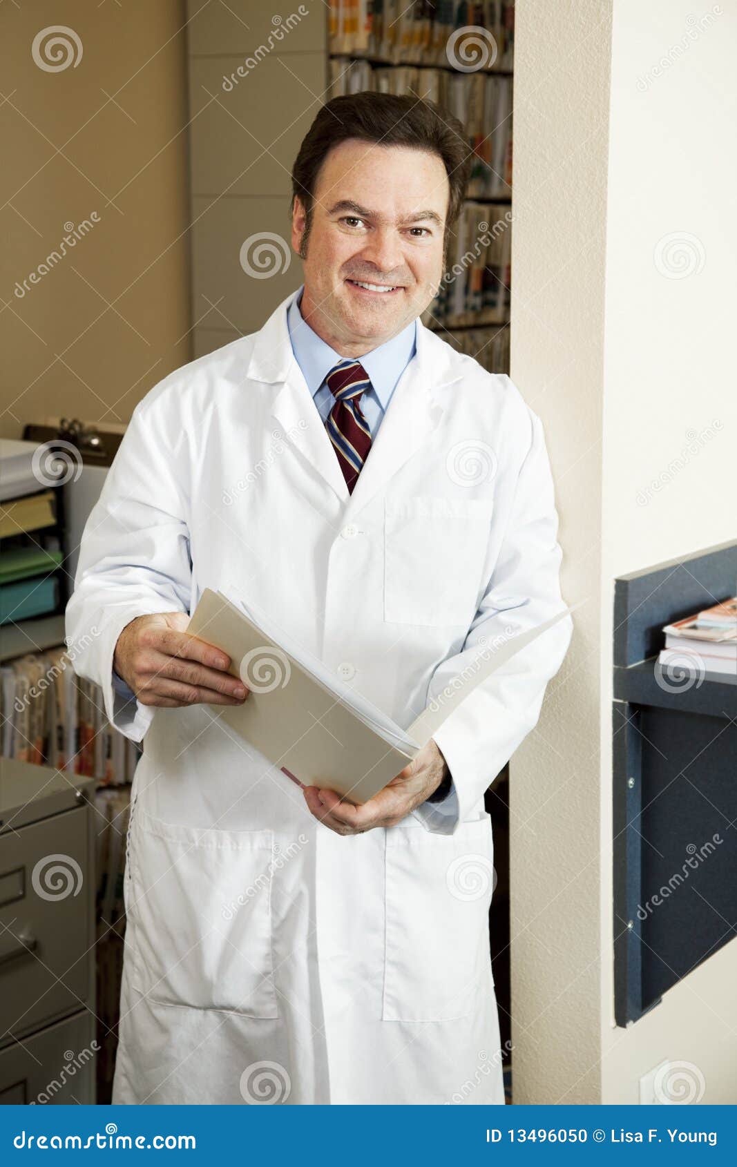 Doctor in His Office stock photo. Image of health, doctor - 13496050