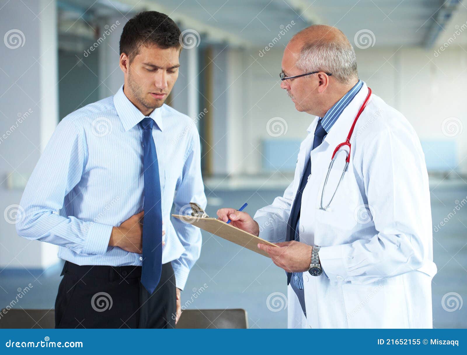 Doctor and His Patient, Indoor Shoot Stock Image - Image of medicine ...