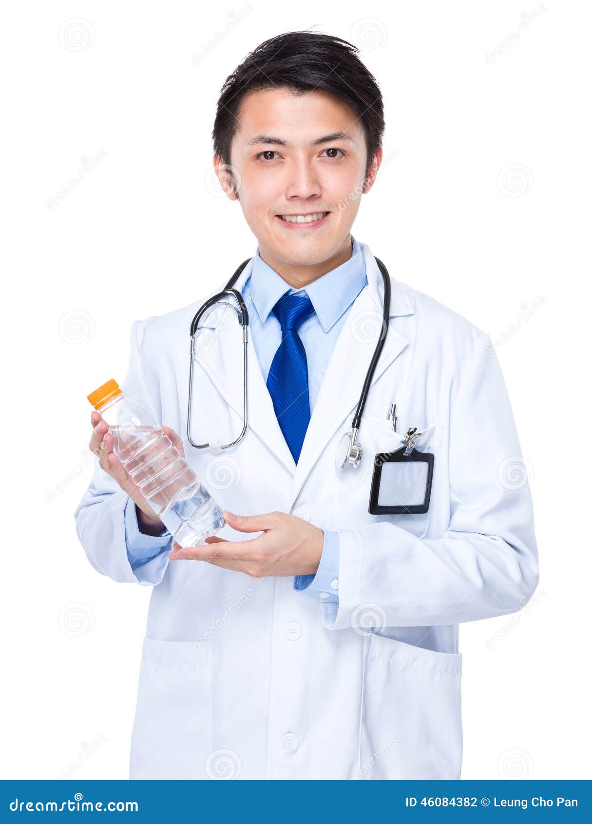 Doctor Hold with Water Bottle Stock Photo - Image of bottle, korean ...