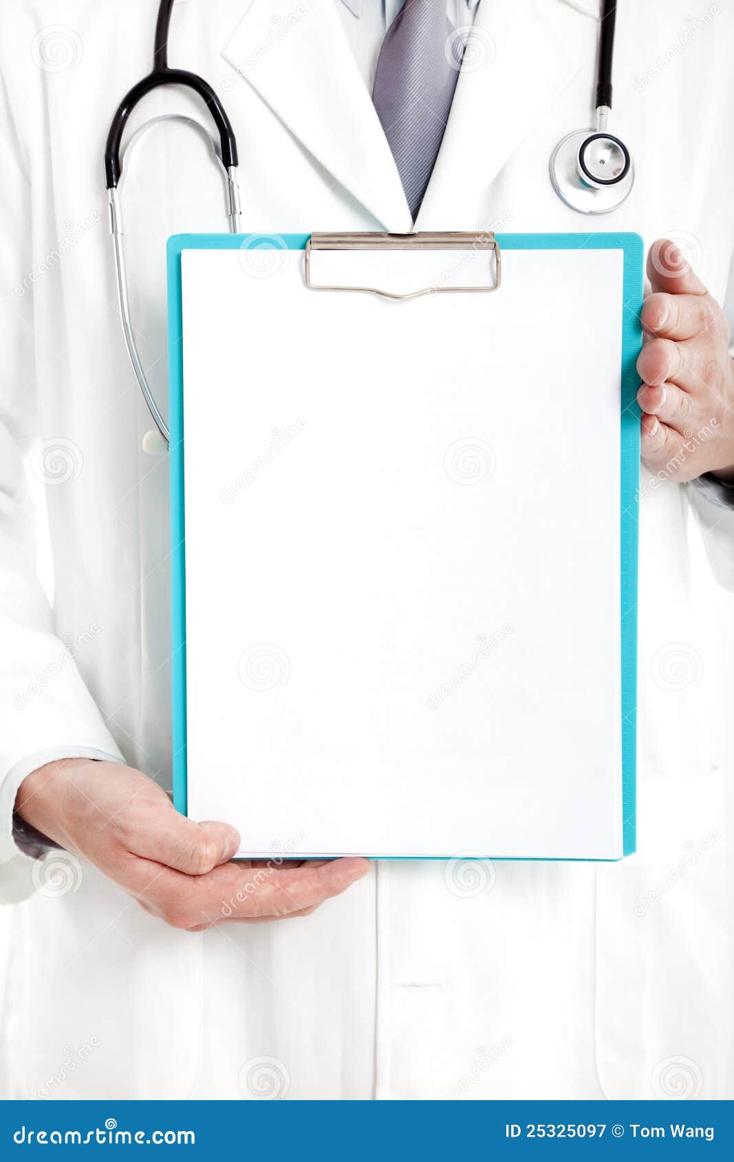 Doctor Holding Blank Clipboard Stock Image - Image of lifestyle, care ...