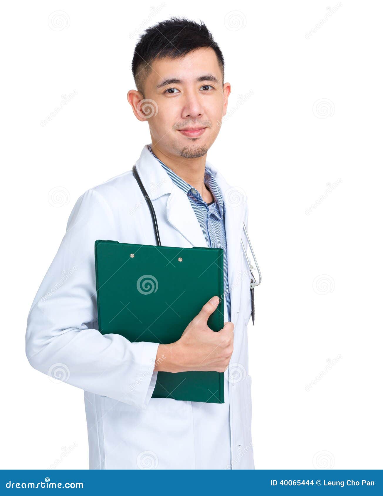 Doctor holding clipboard stock photo. Image of practitioner - 40065444