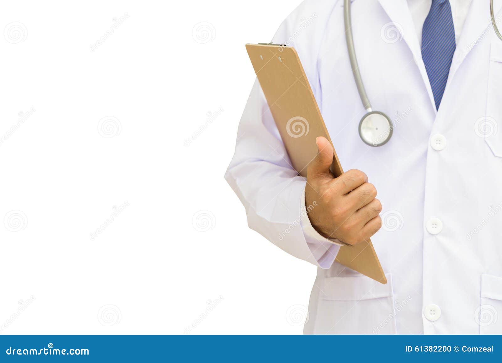 Doctor holding a clipboard stock photo. Image of medicine - 61382200