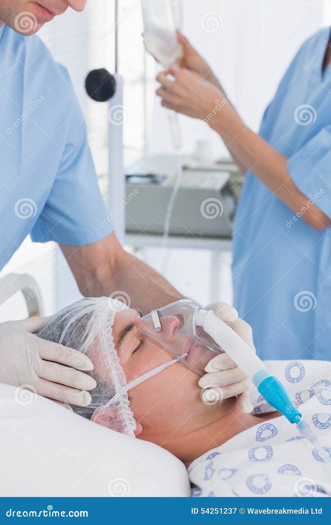 Doctor Holding Patients Oxygen Mask Stock Image - Image of medical ...