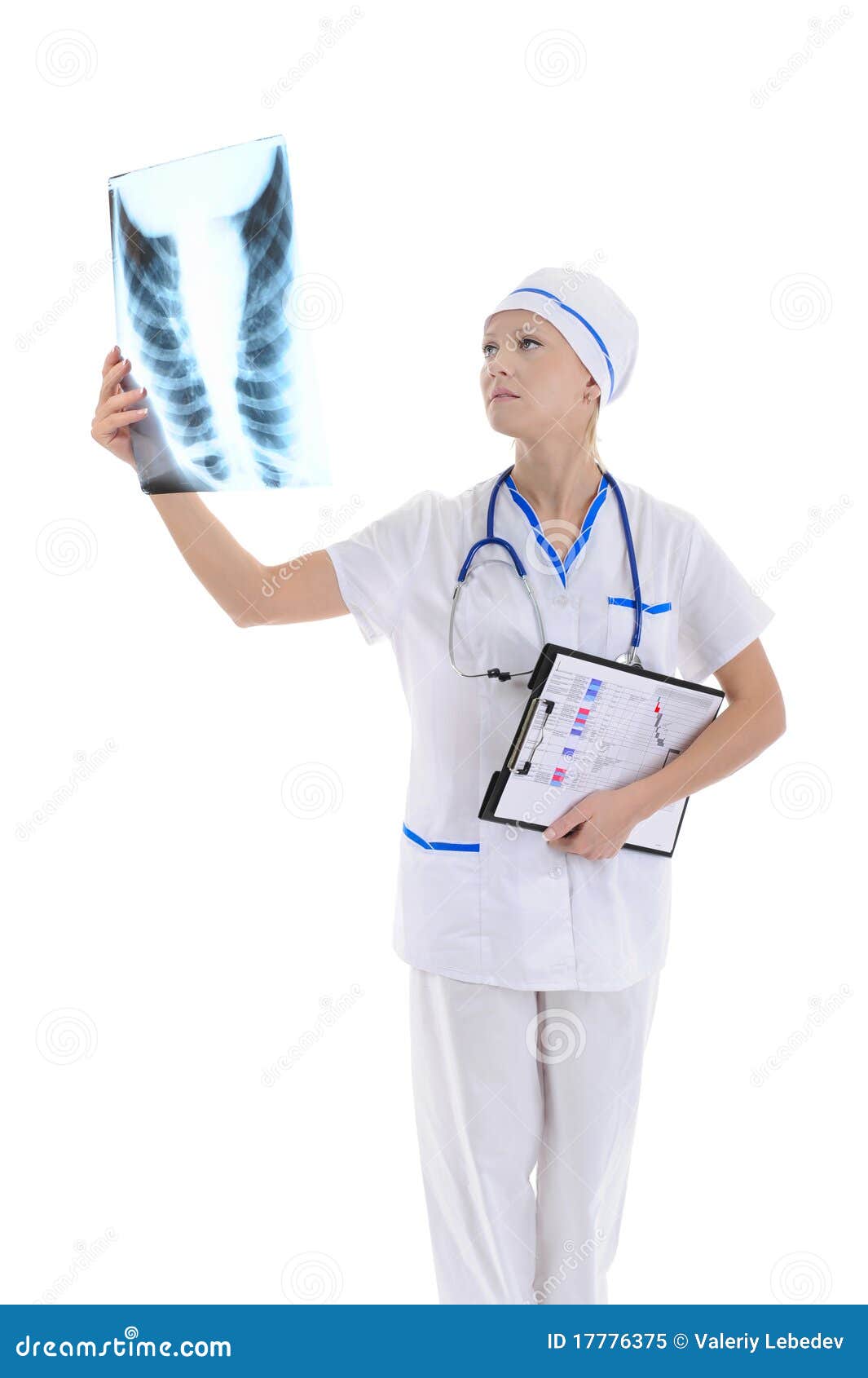 Doctor holding an x-ray stock image. Image of examining - 17776375