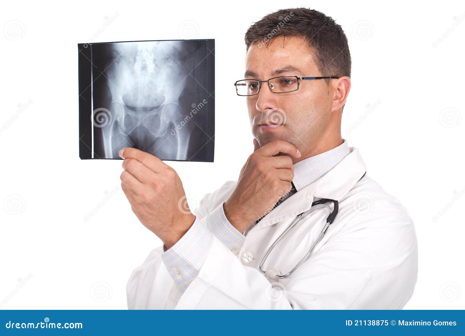 Doctor holding x-ray stock image. Image of professional - 21138875