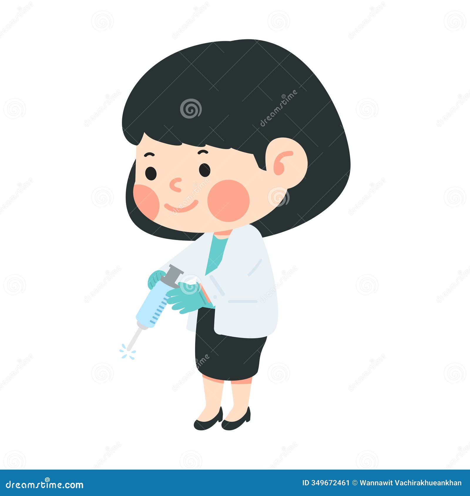 Injection Cartoon Vector Illustration | CartoonDealer.com #26650000