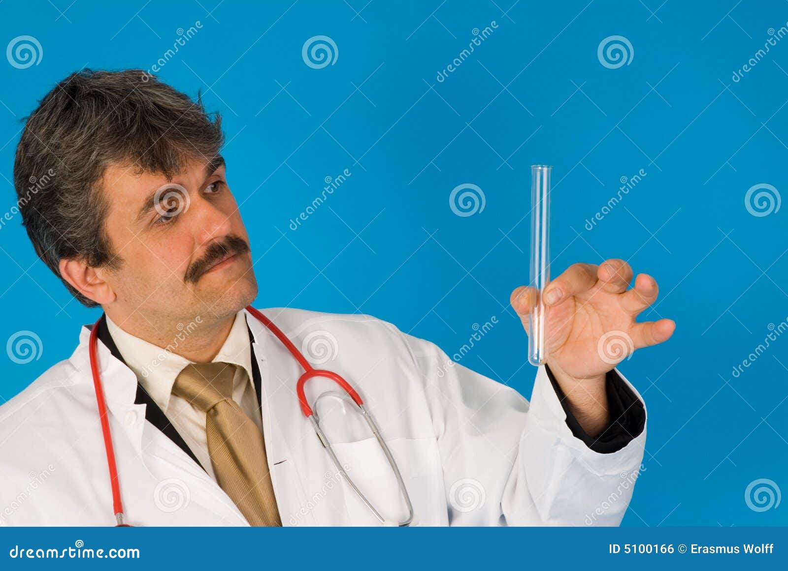 Doctor holding test tube stock photo. Image of health - 5100166