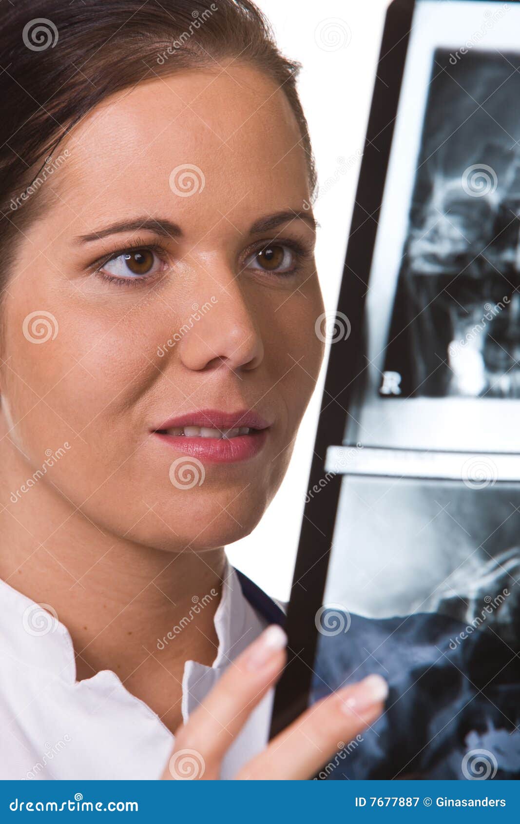 Doctor in the Hospital with X-ray Stock Image - Image of working ...