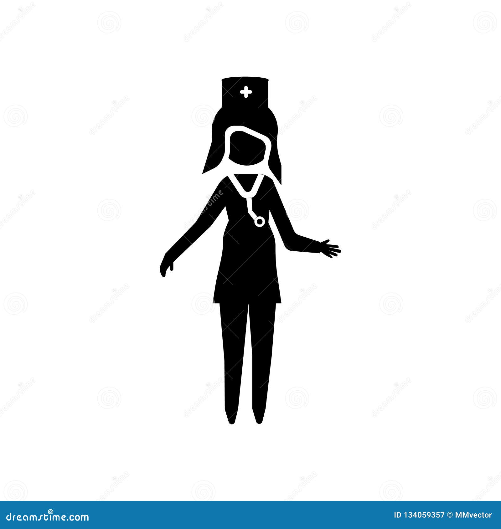 Doctor Icon Vector Isolated on White Background, Doctor Sign Stock ...