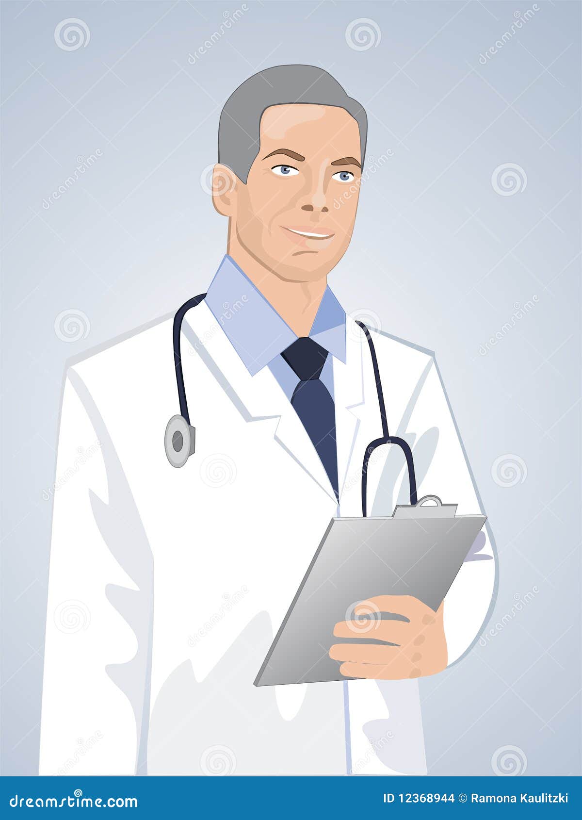 Doctor illustration stock vector. Illustration of test - 12368944