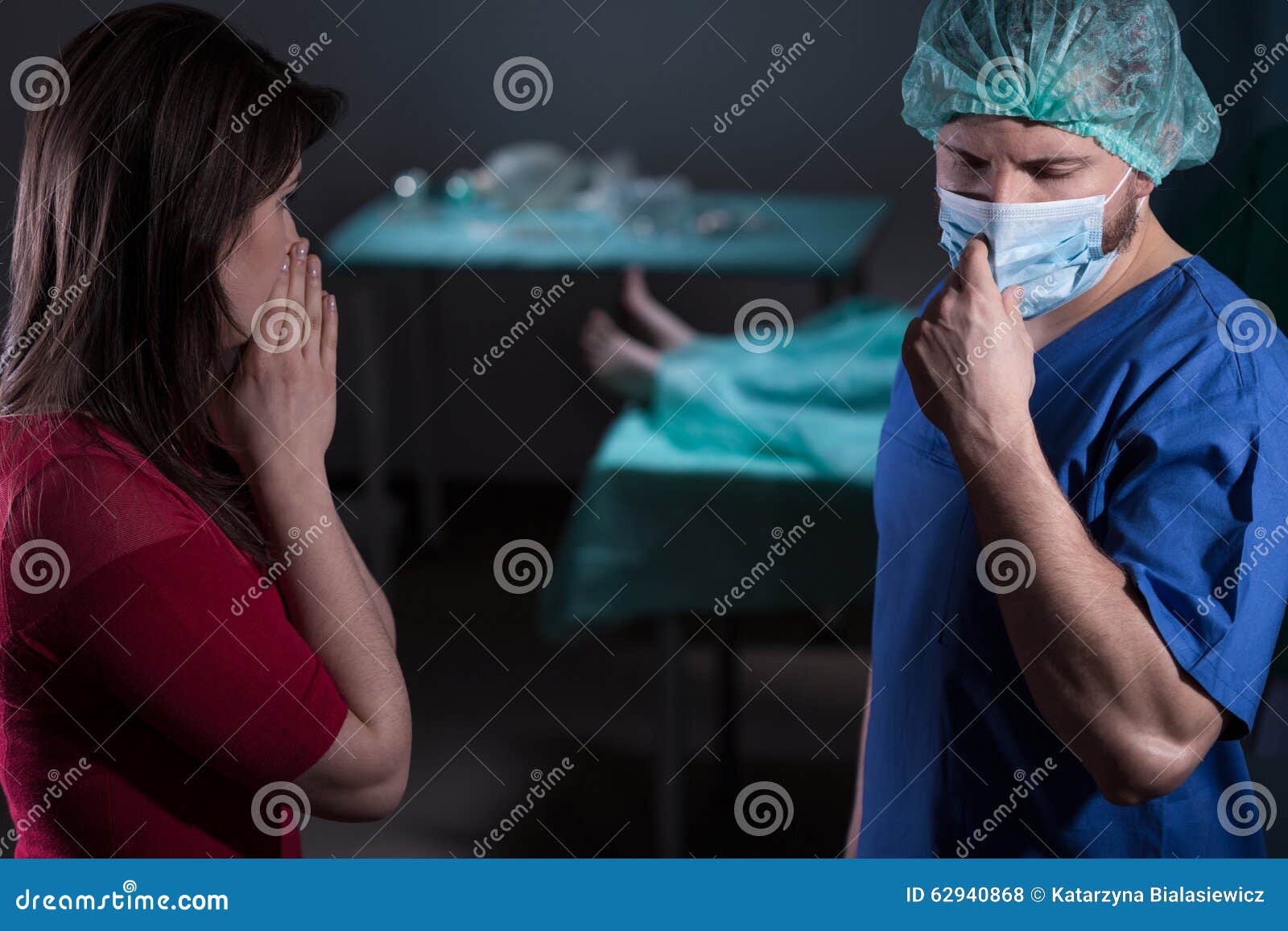 Doctor Informing about Failed Operation Stock Photo - Image of ...