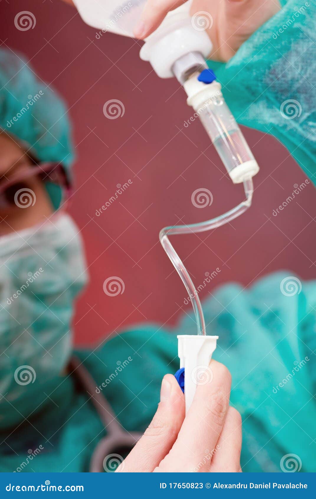 Doctor with Infusion Bottle. Stock Image - Image of nurse, care: 17650823