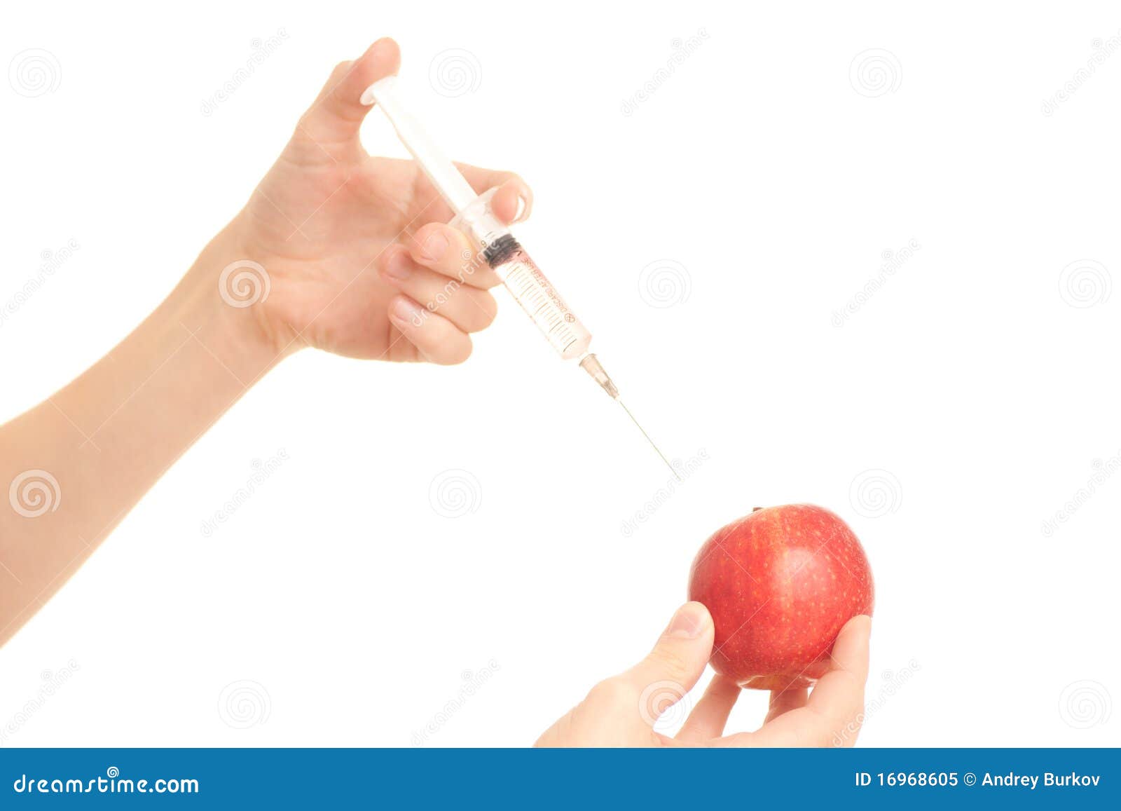 Doctor Injecting Poison To Apple Stock Image - Image of medicine, fresh ...