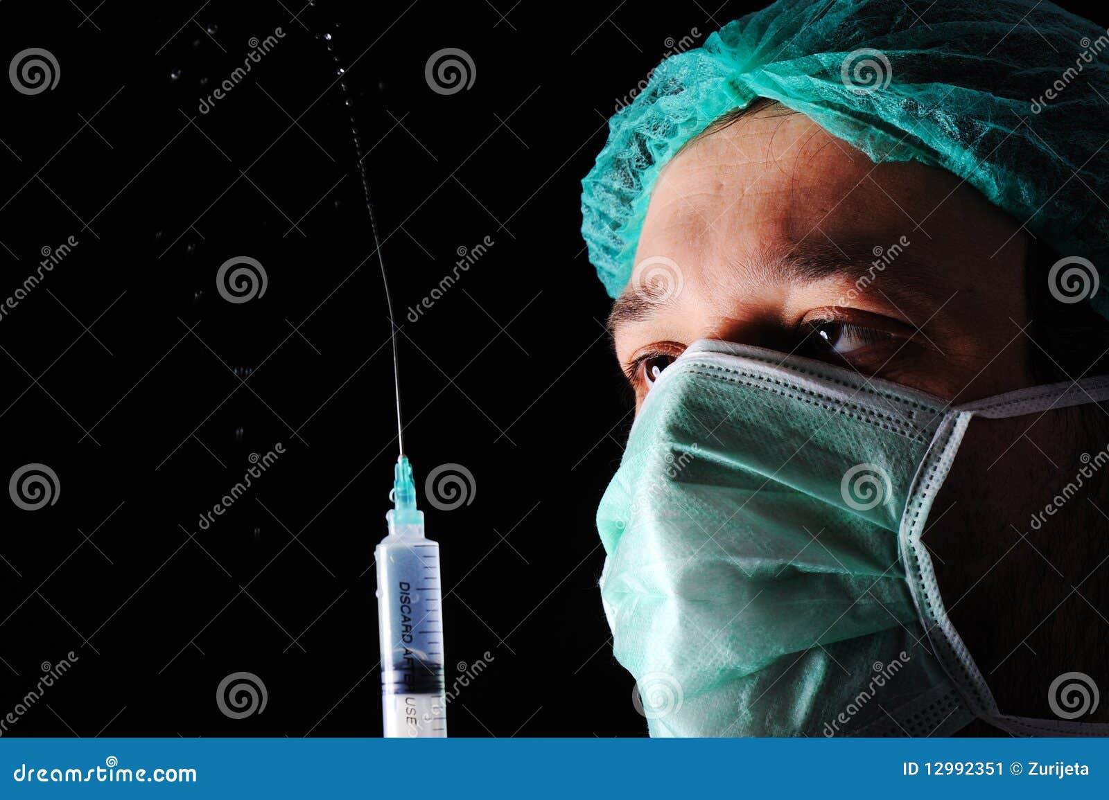 Doctor and injection stock image. Image of healthcare - 12992351