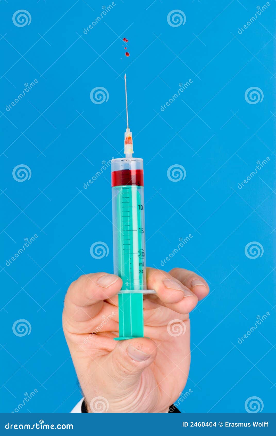 Doctor with Injector stock photo. Image of white, injector - 2460404
