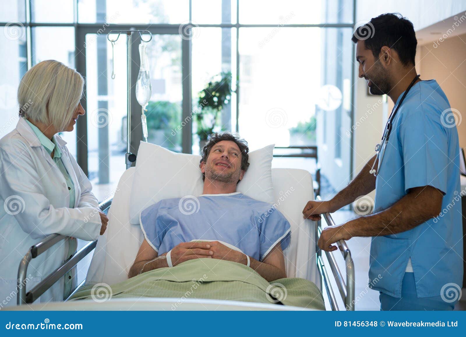 Doctor Interacting with Patient Stock Photo - Image of illness ...