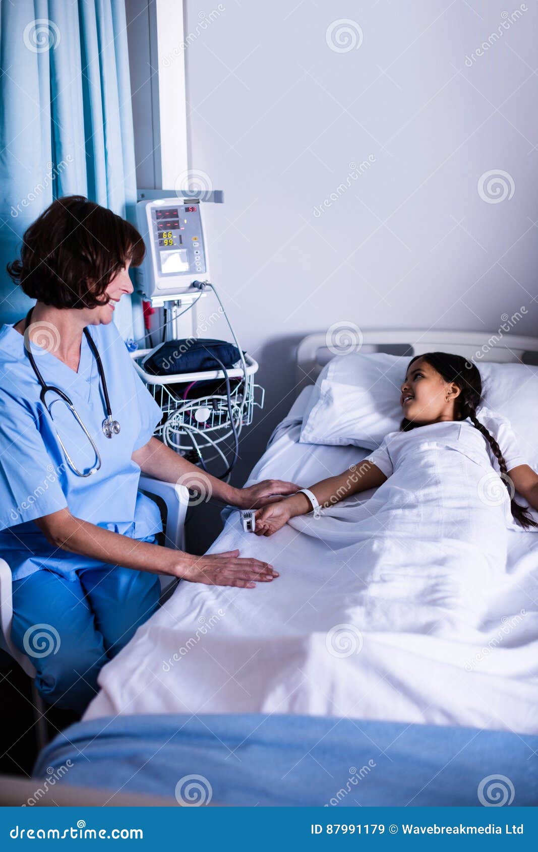 Doctor Interacting with Patient Stock Image - Image of health ...