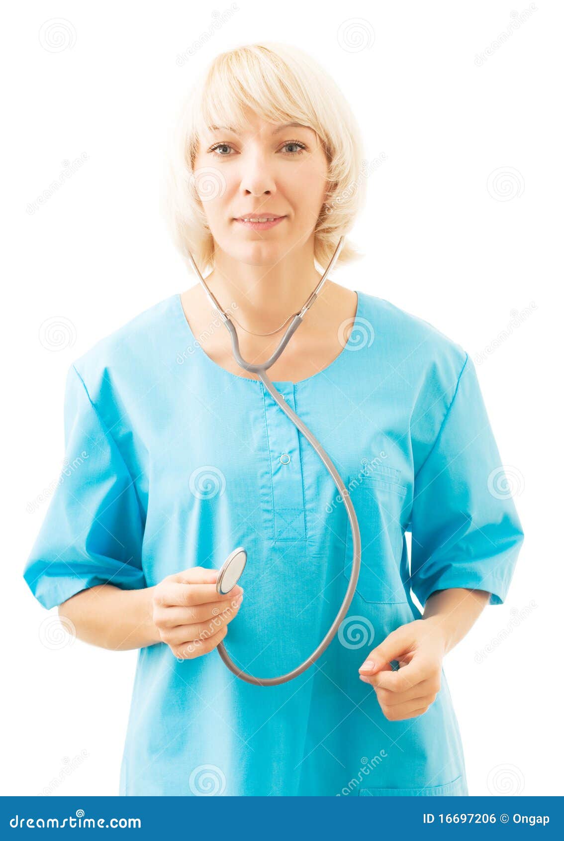 Doctor isolated stock photo. Image of female, medicine - 16697206