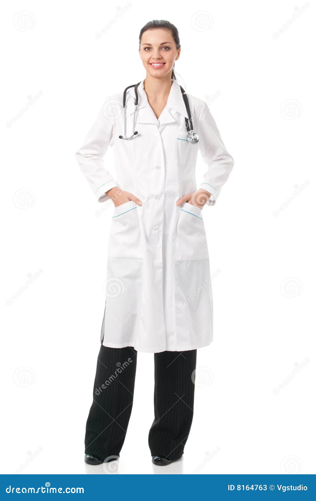Doctor, isolated stock image. Image of hospital, full - 8164763