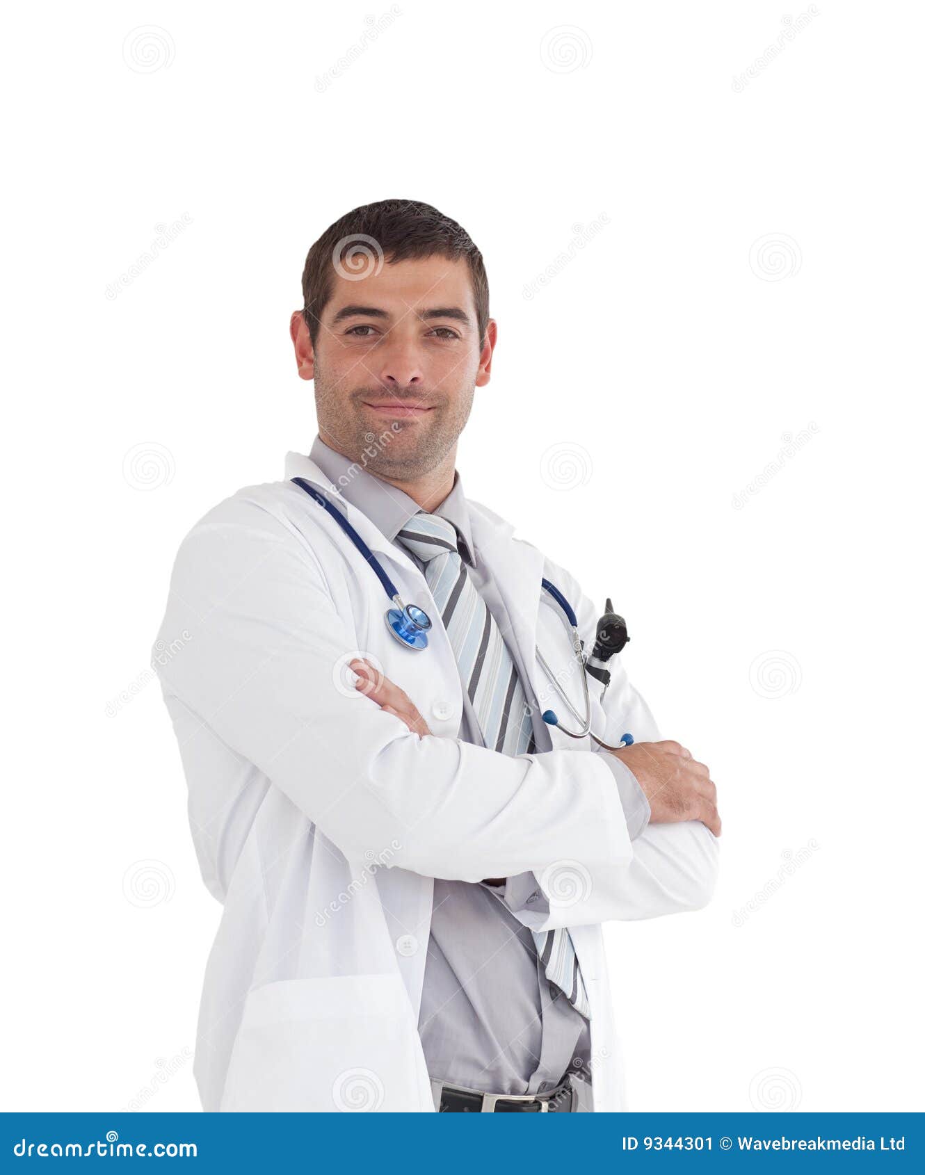 Doctor Isolated Against White Stock Image - Image of looking, student ...