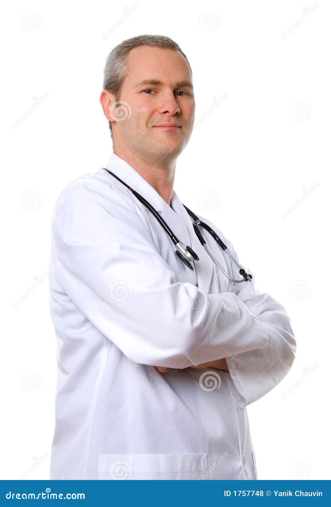 Doctor in labcoat stock photo. Image of male, medical - 1757748